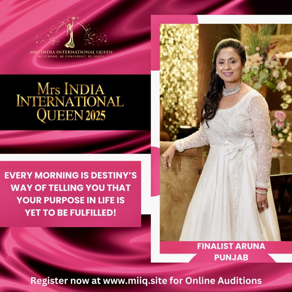 MRS INDIA INTERNATIONAL QUEEN FINALIST Mrs. Aruna - Mrs India International Queen