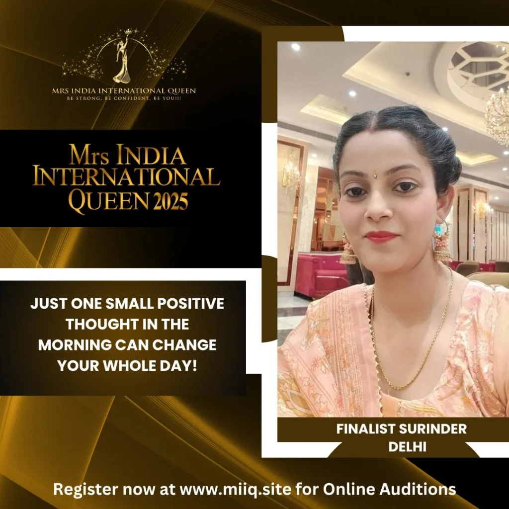 MRS INDIA INTERNATIONAL QUEEN FINALIST Mrs. Surinder Pal Kaur - Mrs India International Queen